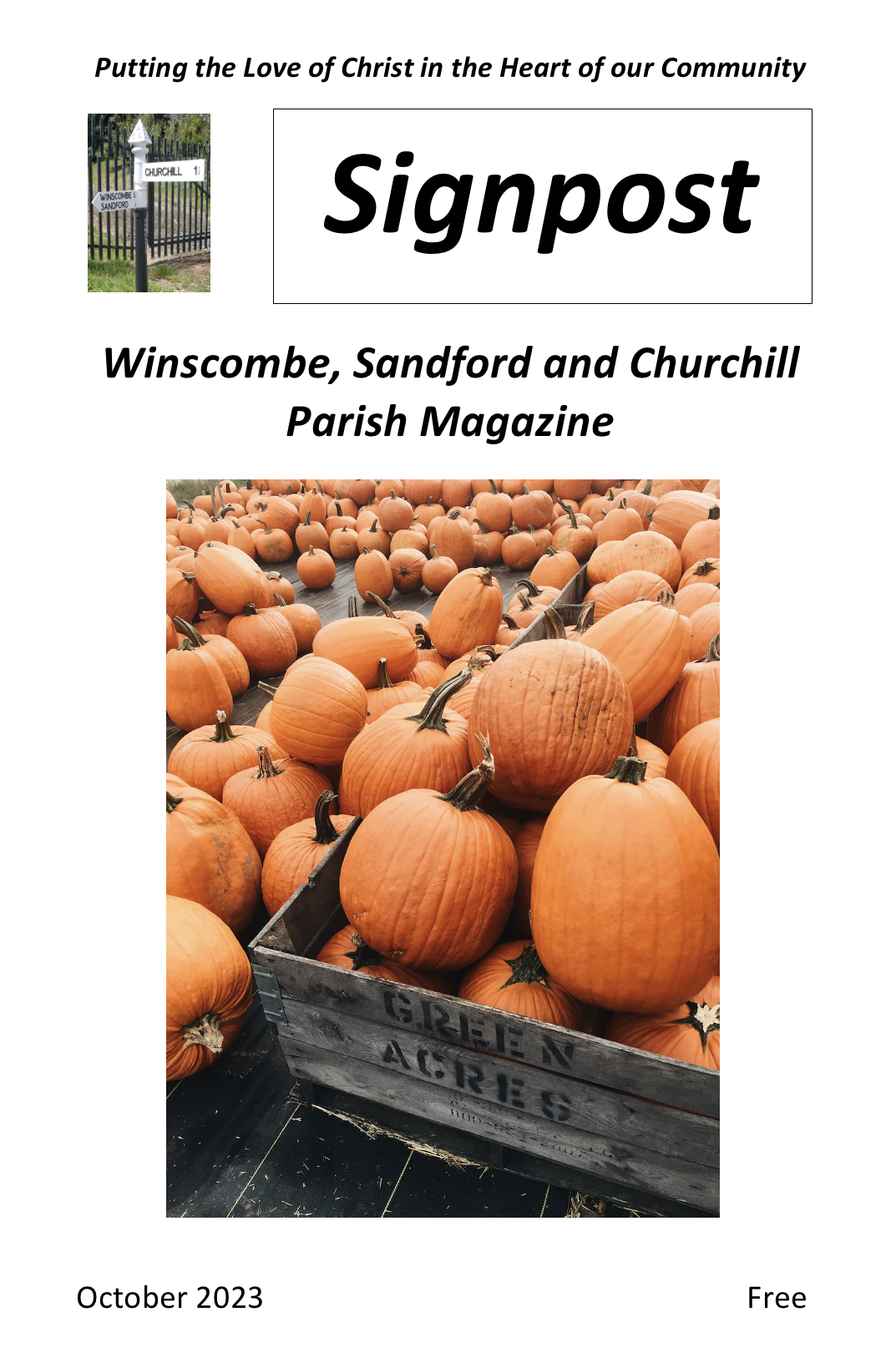 Parish Magazine - Church of England BEnefice of Winscombe and sandford ...